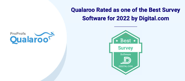 Qualaroo Named the Best Survey Software of 2022 by Digital.com